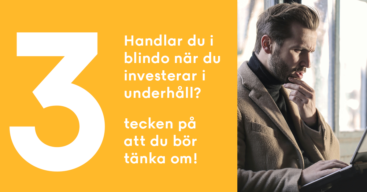 3 tecken på att du borde ta ett nytt grepp om dina investeringar